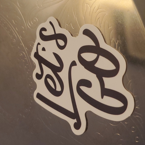 Other | Lets Go Sticker | Poshmark